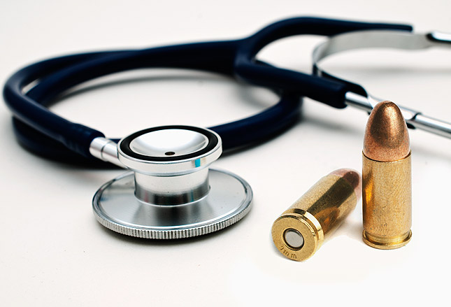 An arms dealer in the NHS