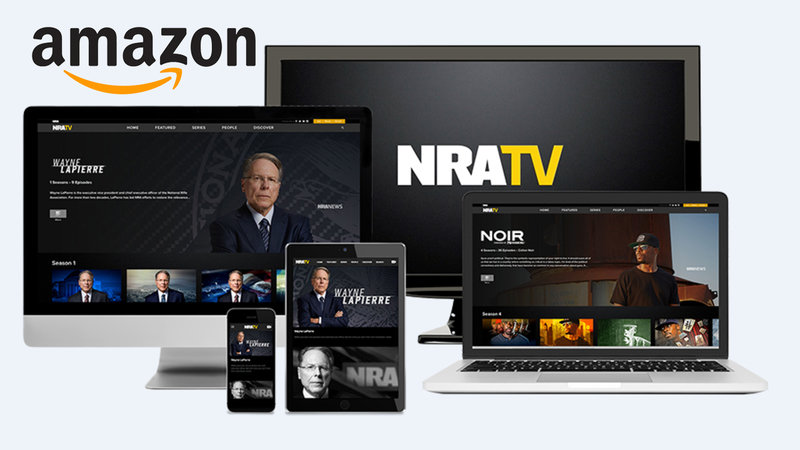 Tell Amazon to stop streaming NRATV, the US gun lobby's propaganda channel